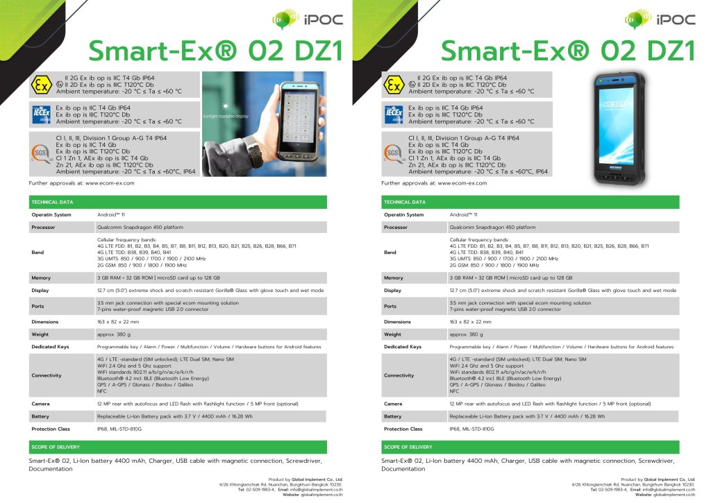 iPOC Smart-Ex® 02 DZ1 - Global Implement